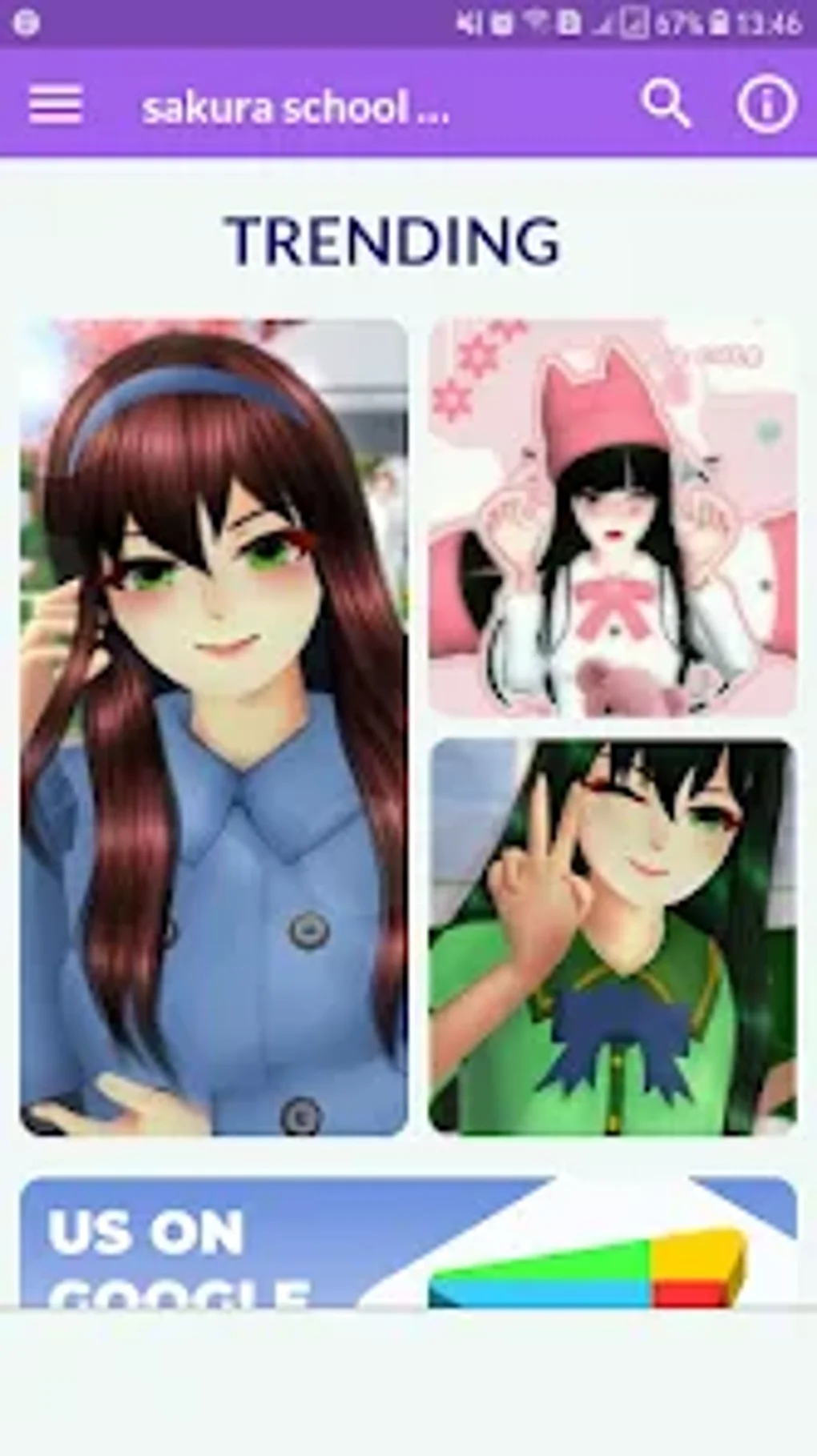 sakura school wallpaper para Android - Descargar