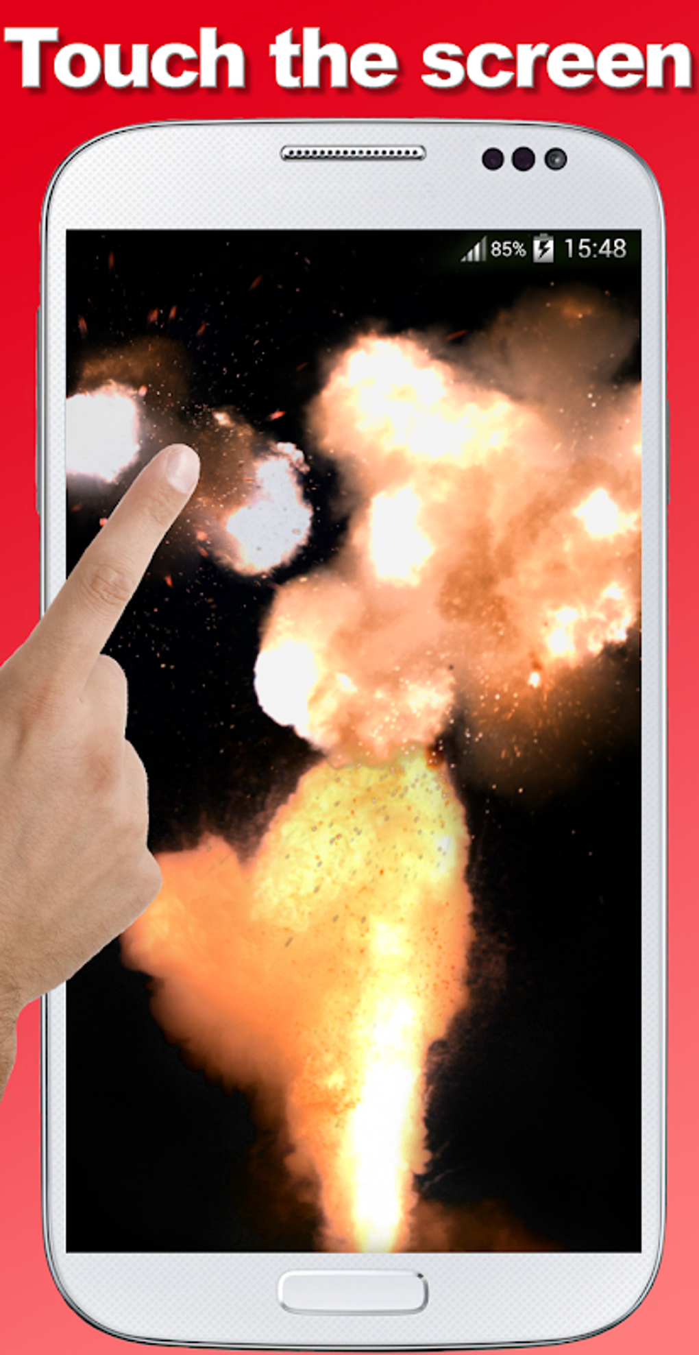 Explosion screen simulator prank APK for Android - Download