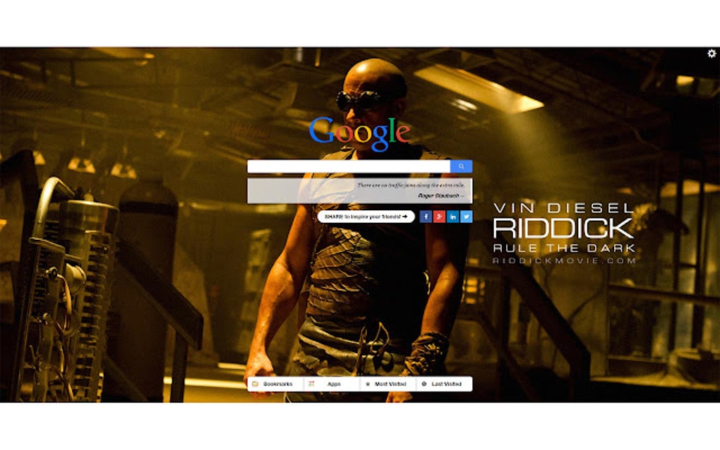 Vin Diesel New Tab for Google Chrome - Extension Download