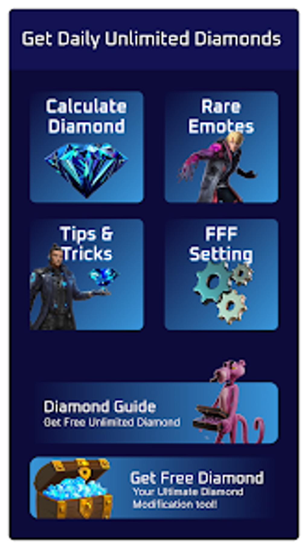 Get Daily Unlimited Diamonds pour Android - Télécharger