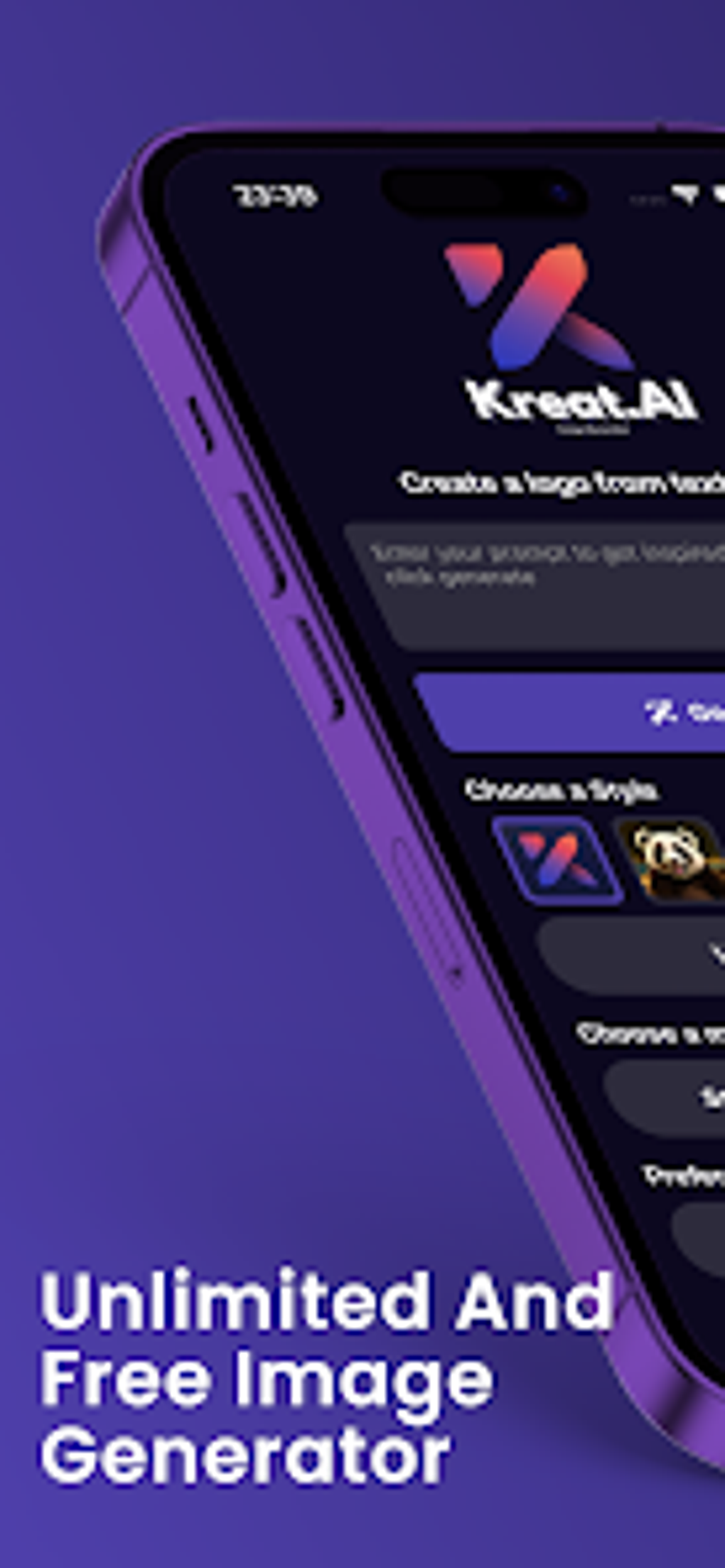 Android 용 Kreat.AI Image Generator - 다운로드