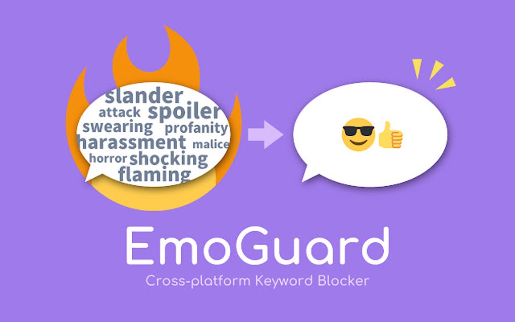 EmoGuard - Keyword Blocker for Google Chrome - Extension Download