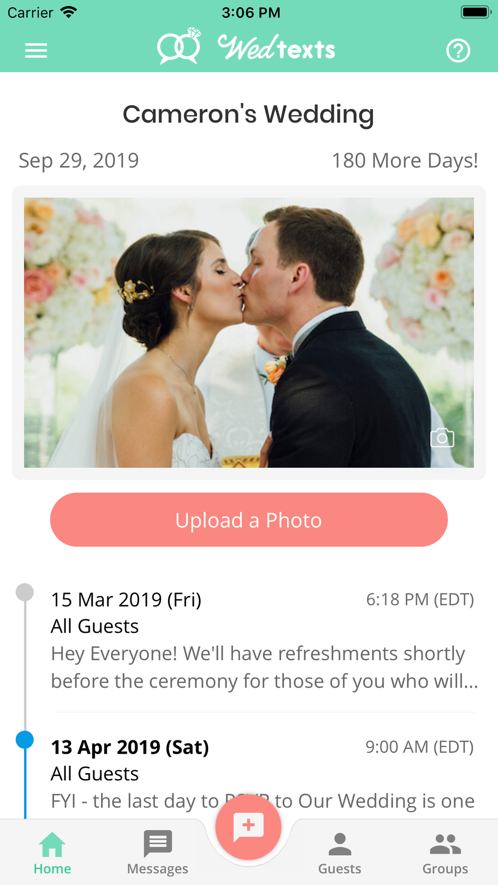 WedTexts - Wedding Texting for iPhone - Download
