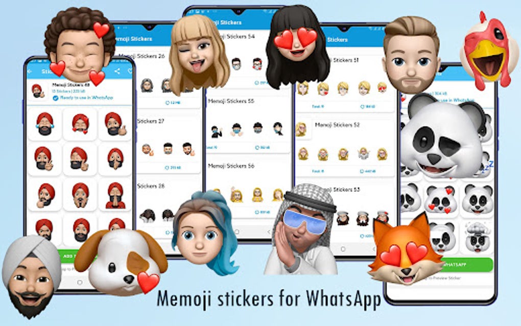 Memoji Stickers For WhatsApp para Android - Descargar