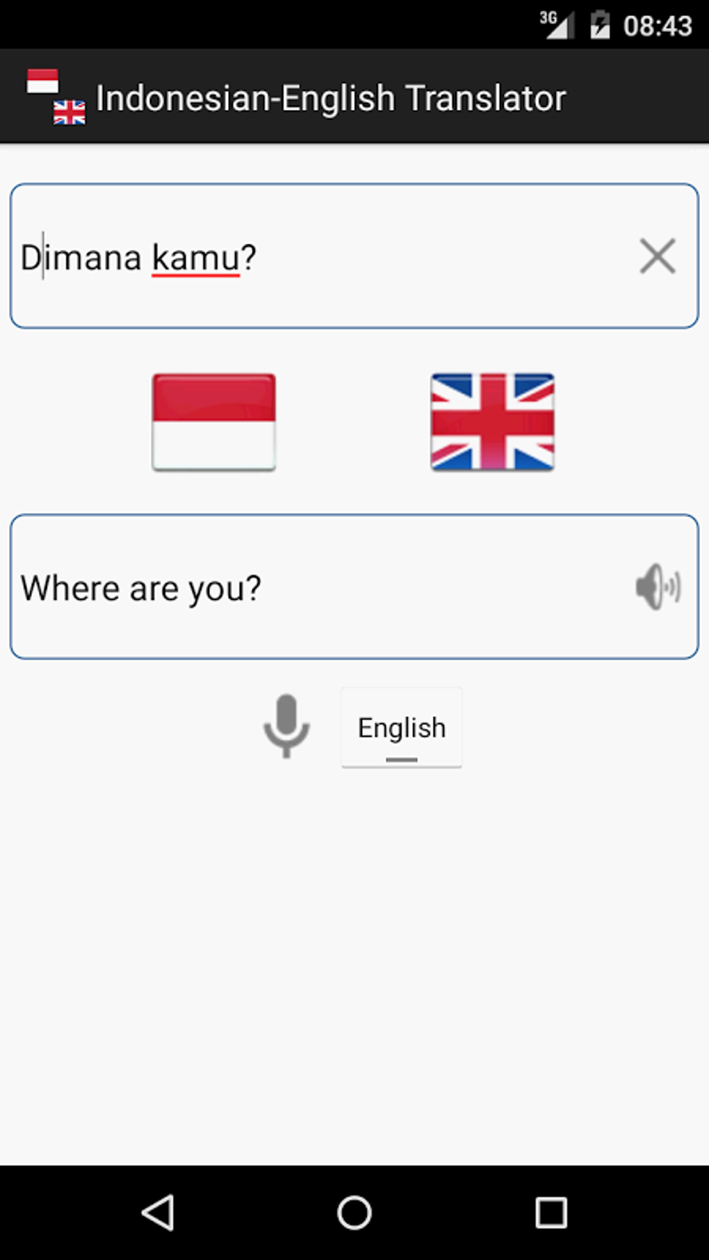 Android 용 Indonesian English Translator APK - 다운로드