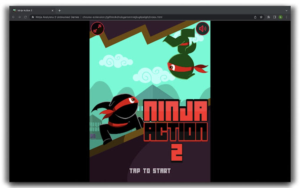 Ninja Action 2 - HTML5 Game para Google Chrome - Extensión Descargar