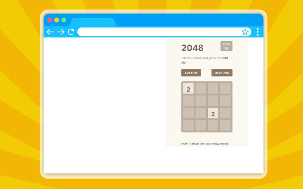 2048 Game para Google Chrome - Extensión Descargar