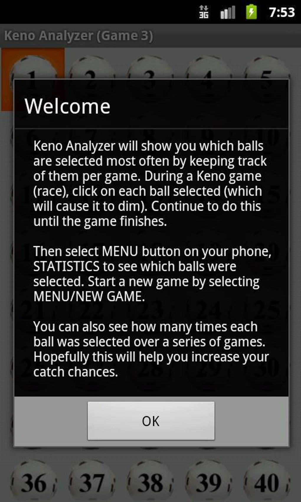 Keno Analyzer (LITE) APK for Android - Download