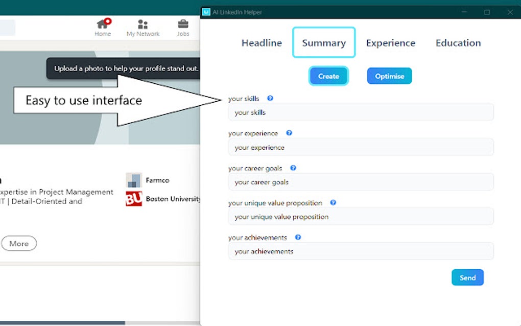 AI LinkedIn Helper para Google Chrome - Extensión Descargar