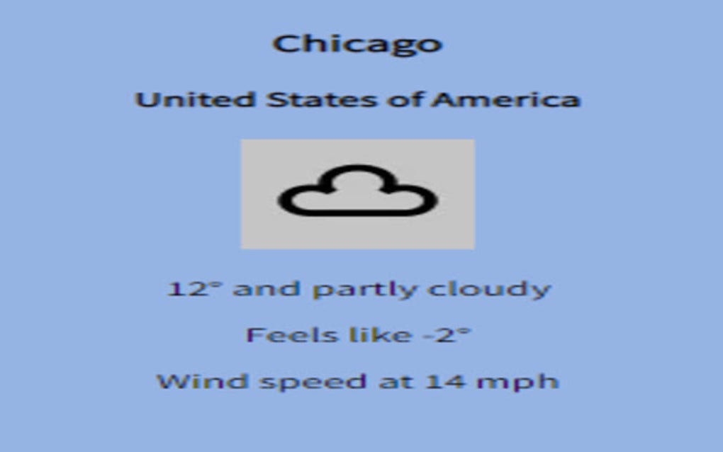 Weather Check for Google Chrome - Extension Download