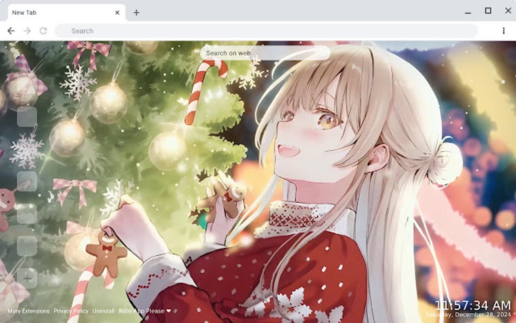 Mahiru Shiina Christmas Eve Live Wallpaper Google Chrome 용 - 확장 프로그램 다운로드