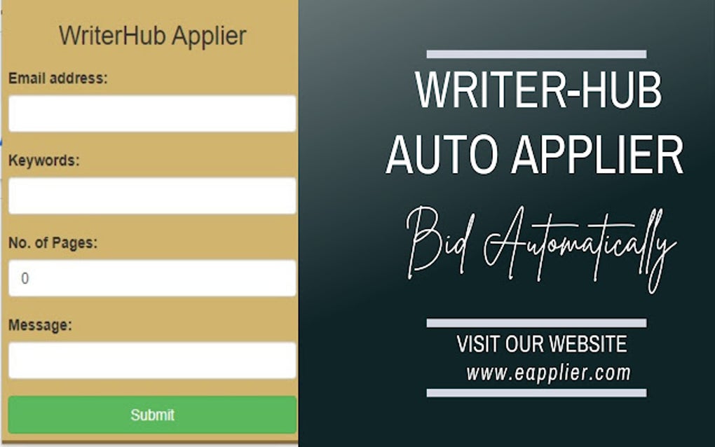 WriterHub Applier for Google Chrome - Extension Download