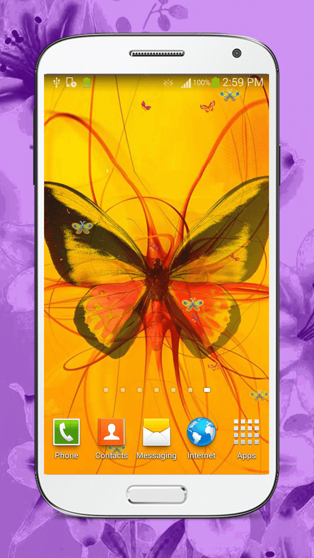 Android için Butterfly Live Wallpaper HD APK - İndir
