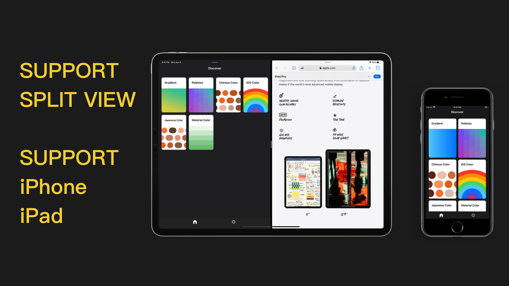 UTool-Gradient Palettes Colors para iPhone - Descargar
