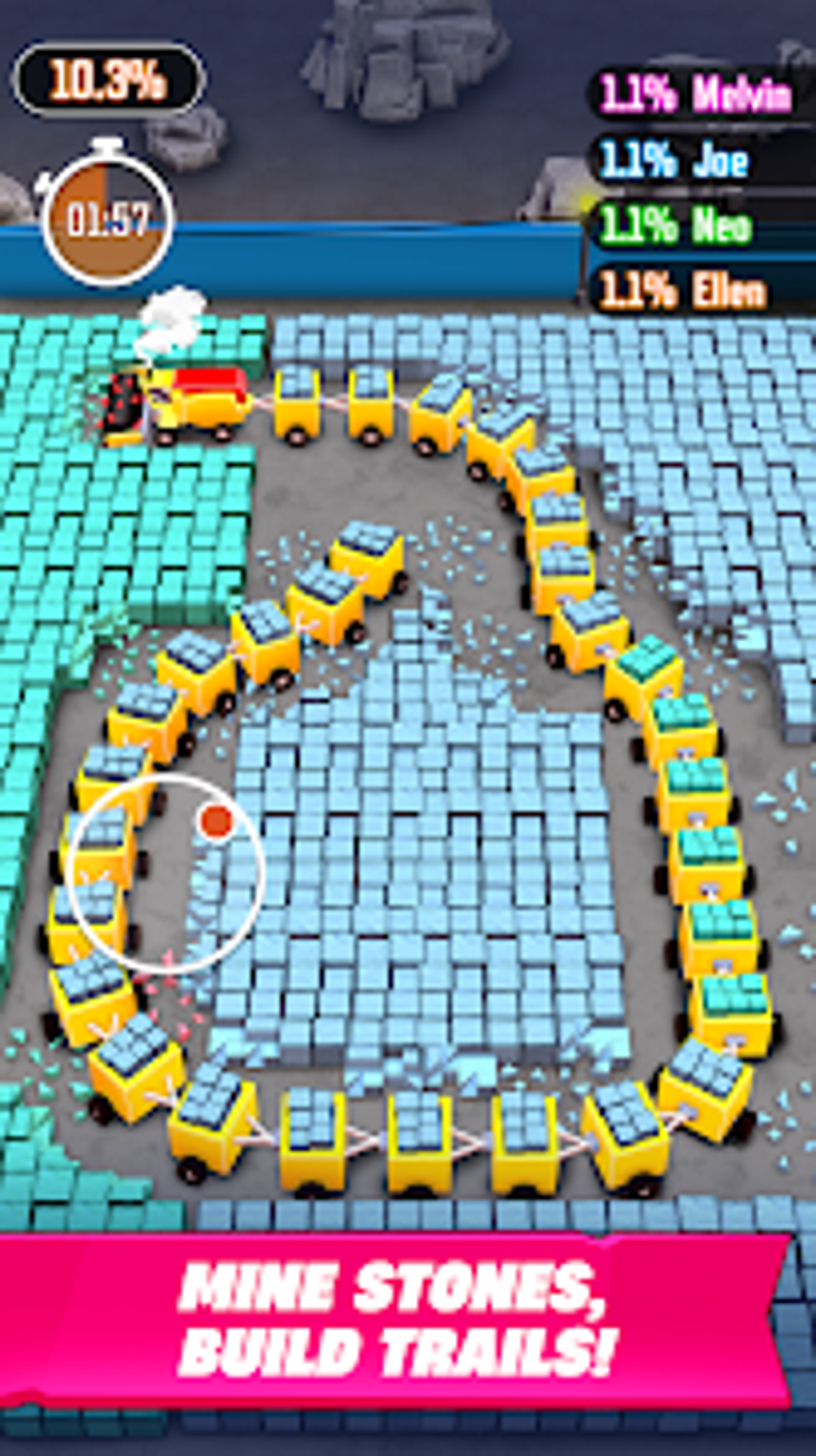 Miner.io -Tractor Stone Mining per Android - Download