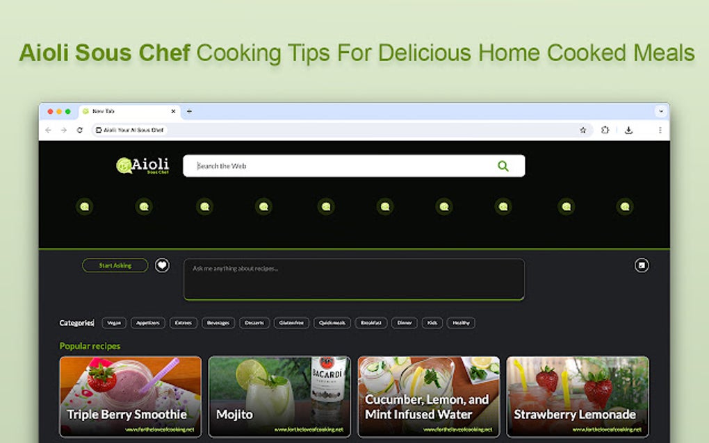 Aioli: Your AI Sous Chef for Google Chrome - Extension Download