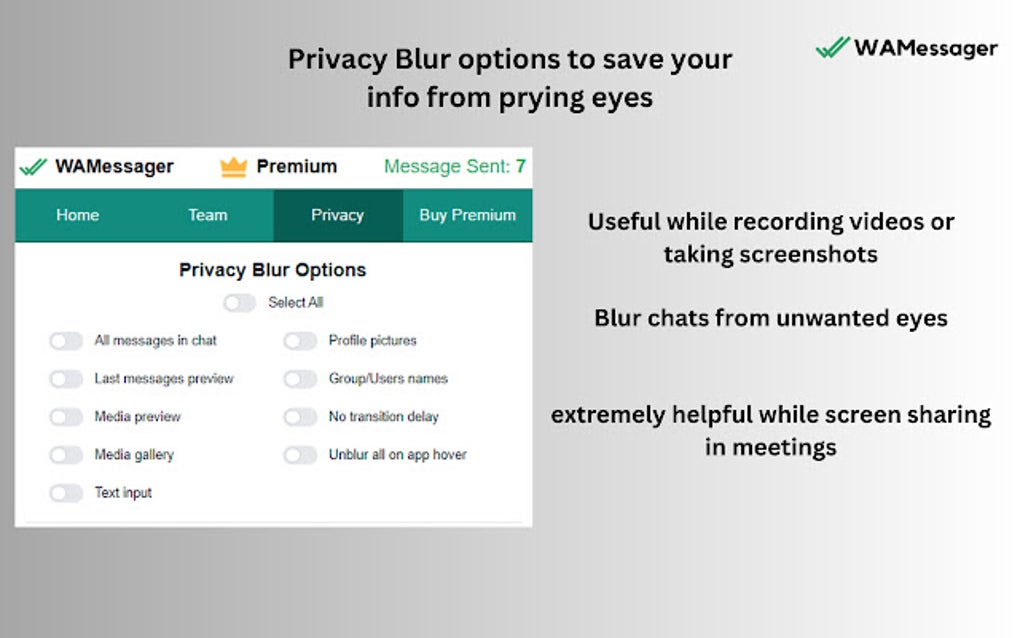 WA Bulk Message Sender - WAMessager for Google Chrome - Extension Download
