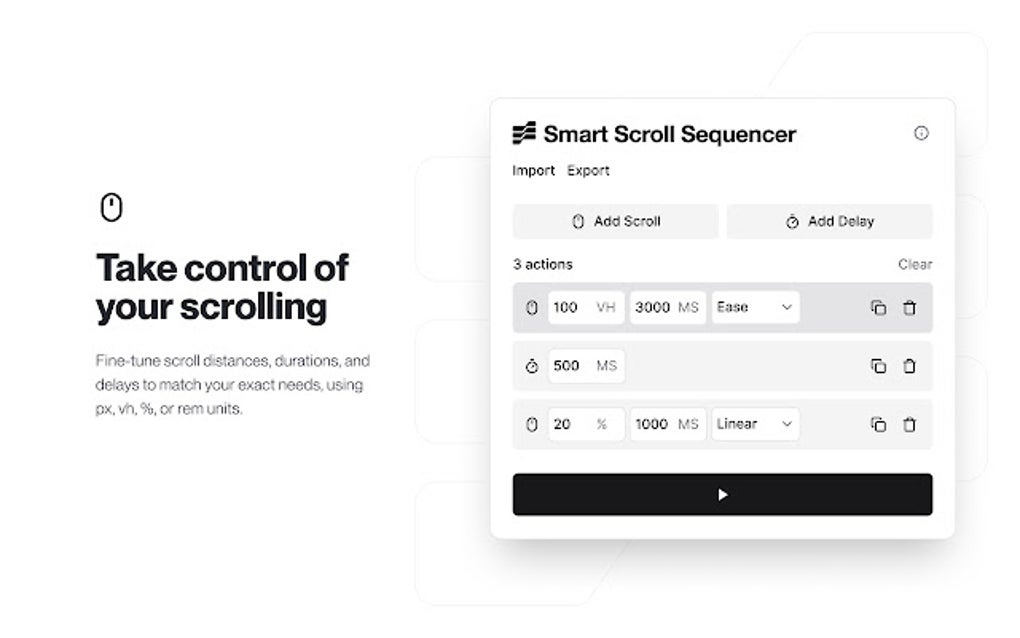 Smart Scroll Sequencer for Google Chrome - Extension Download
