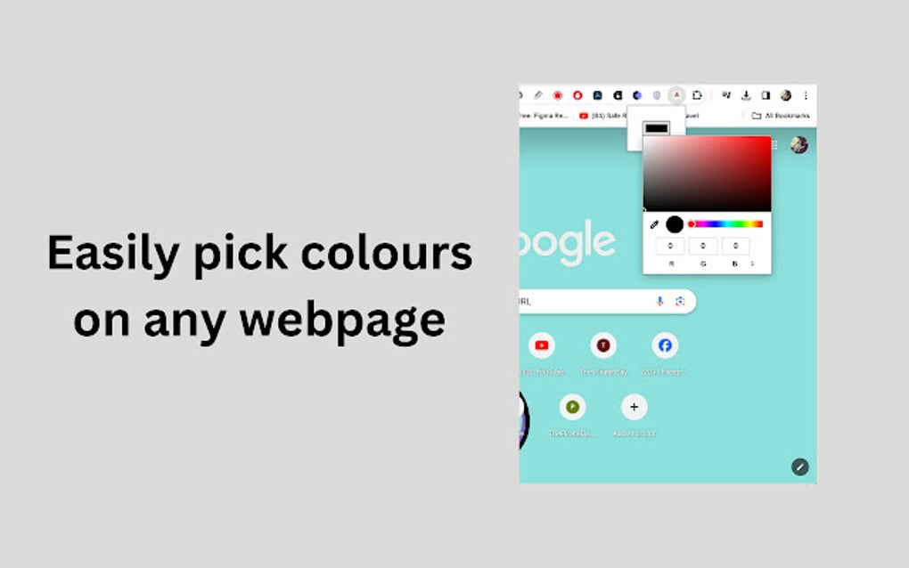 Simple Color Picker for Google Chrome - Extension Download