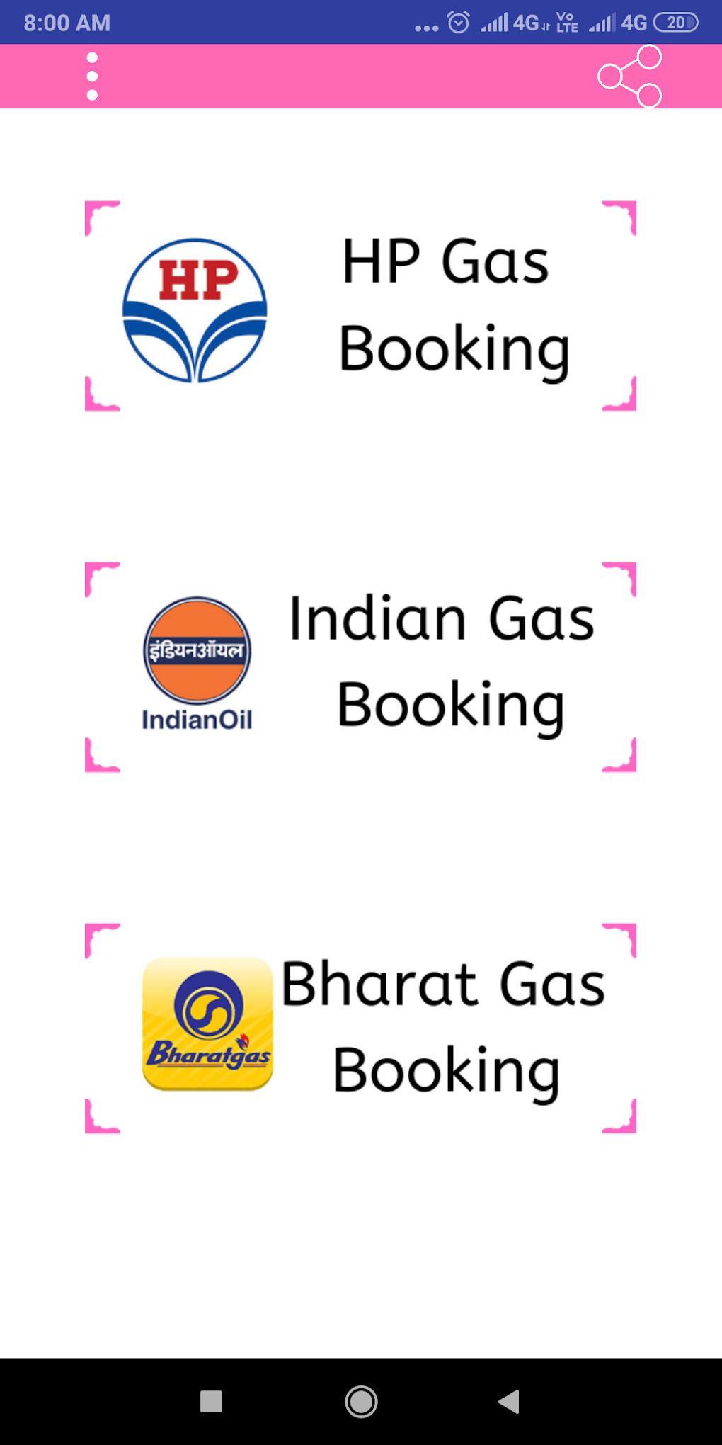 LPG Gas Booking Online HP Indane Bharat for Android - Download