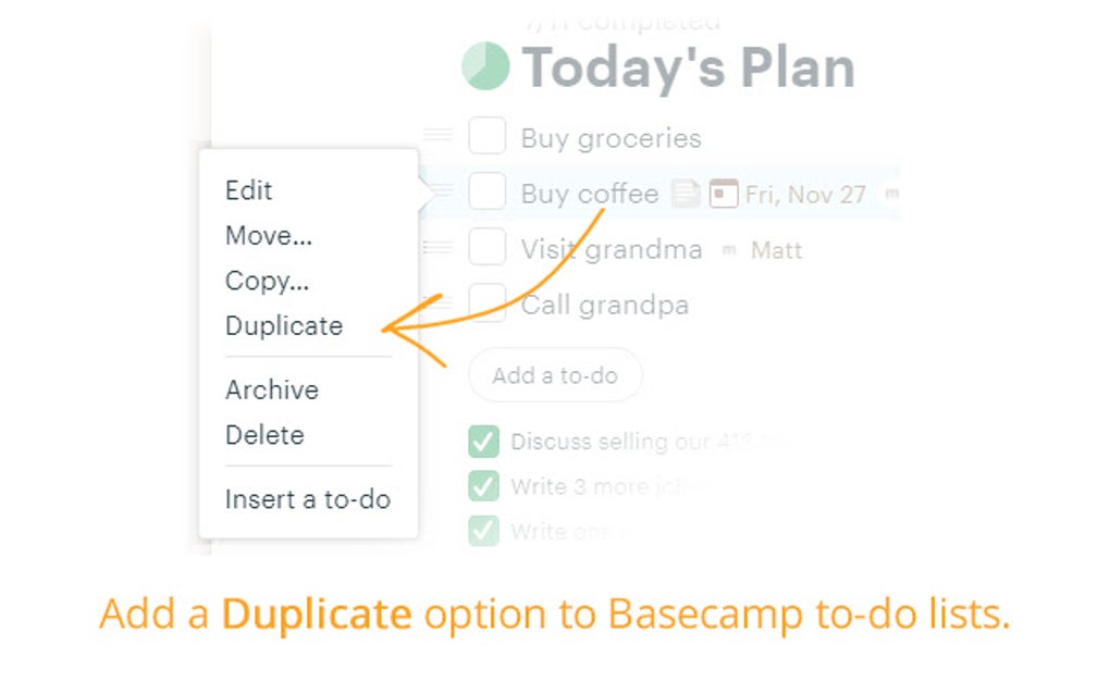 Basecamp To-Do Duplicator para Google Chrome - Extensión Descargar