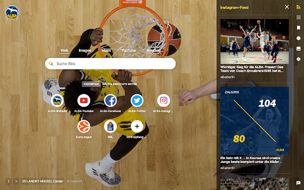 ALBA BERLIN New Tab Startseite for Google Chrome - Extension Download