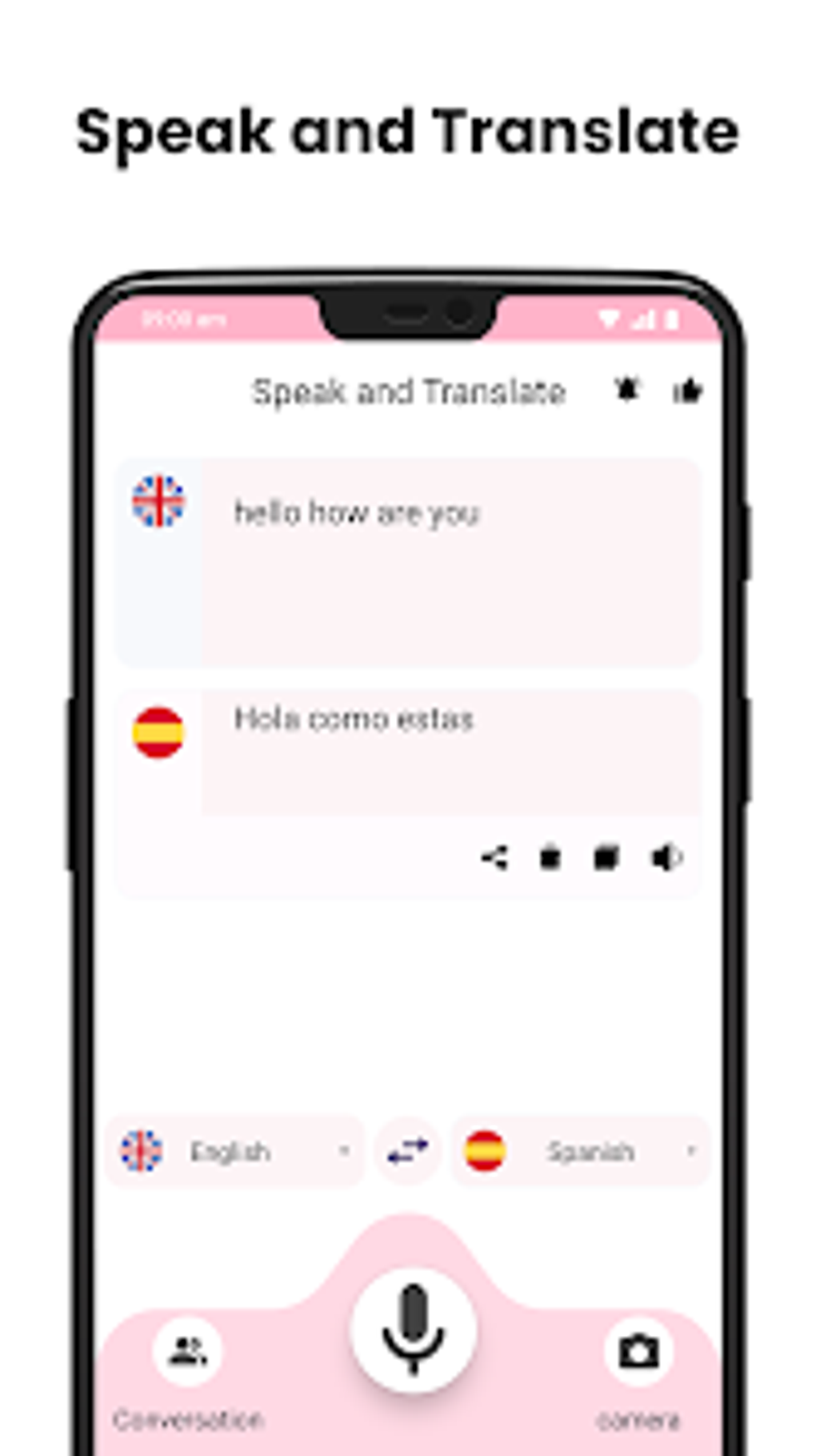 Speak and Translate App pour Android - Télécharger