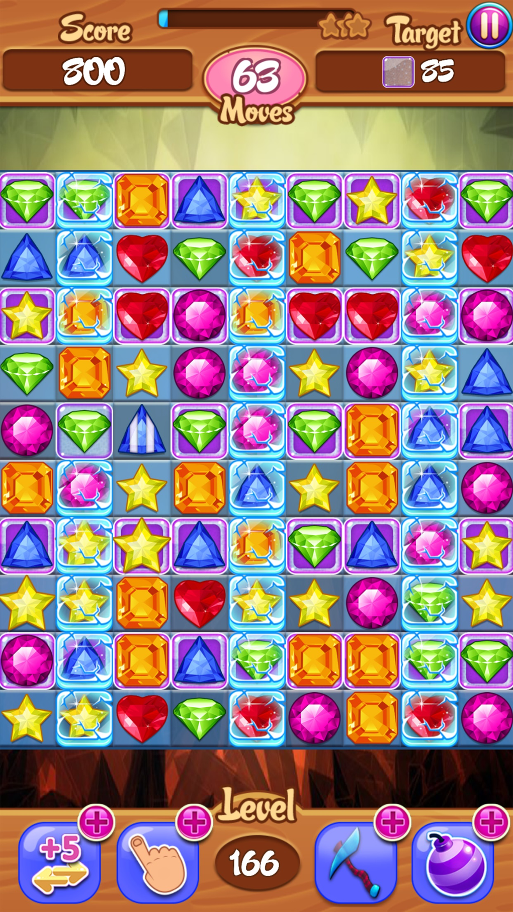 Crystal Insanity - Match 3 Diamond Jewels Mania for iPhone - Download
