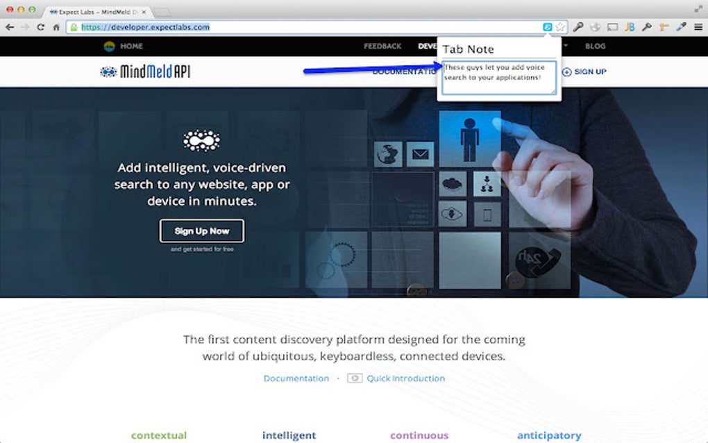 Tab Notes para Google Chrome - Extensión Descargar