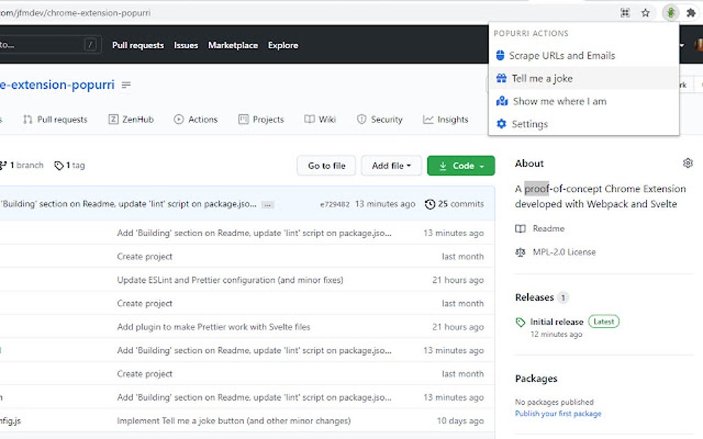 Chrome Extension Popurri Google Chrome 용 - 확장 프로그램 다운로드