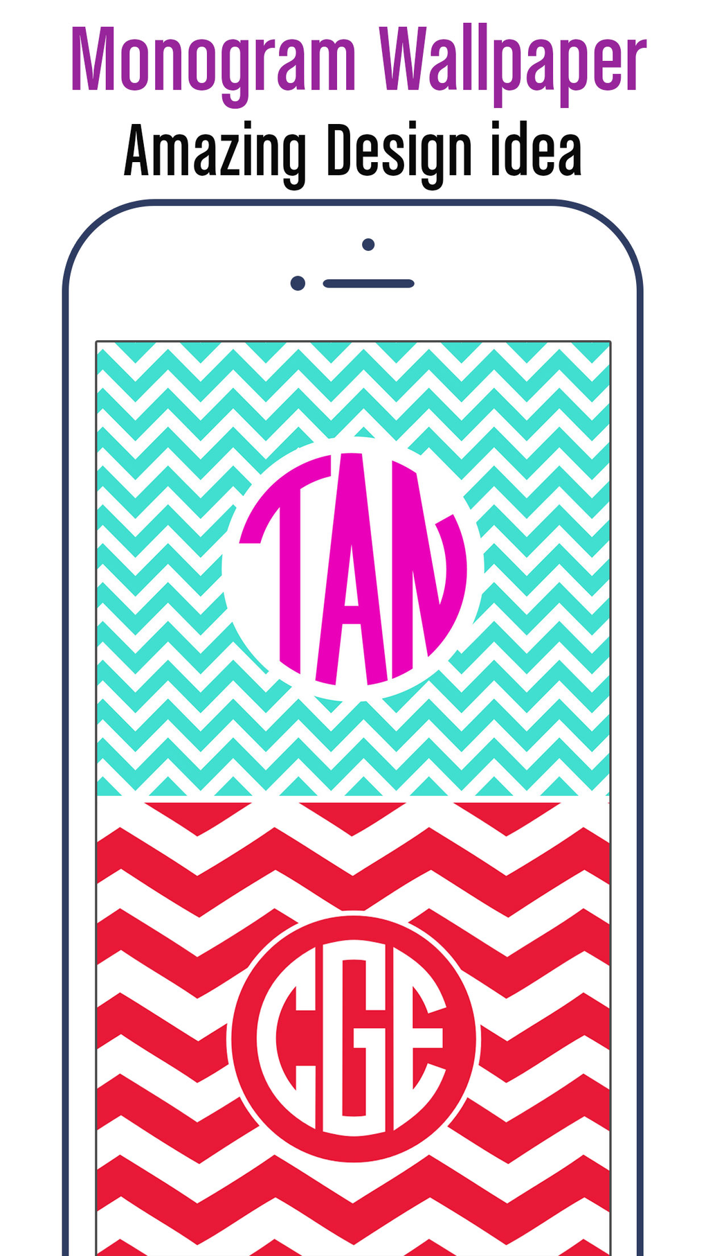 Monogram Wallpapers Pattern for iPhone - Download