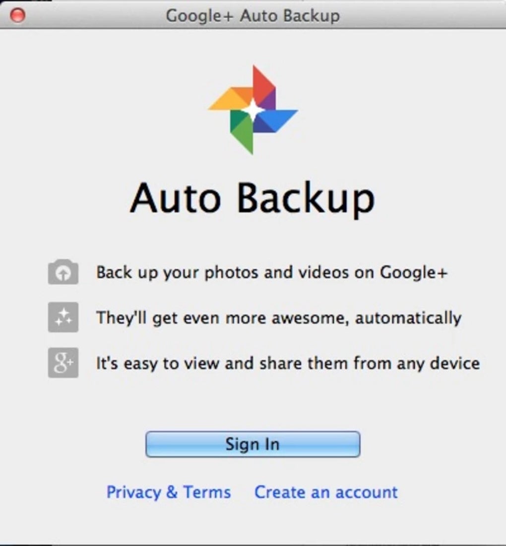 Google Auto Backup Installer - Download