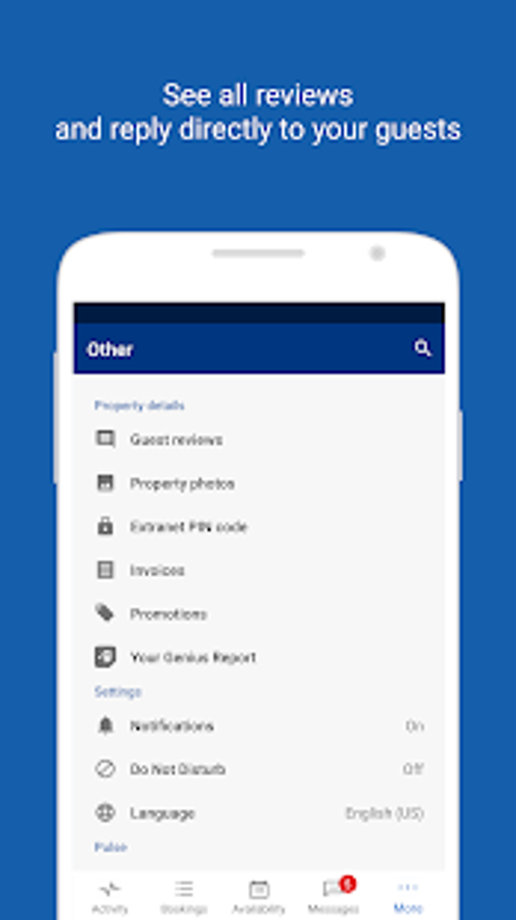 Pulse for Booking.com Partners for Android - Download