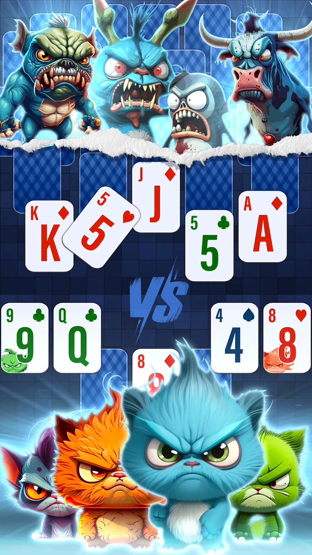 Solitaire Cats vs Zombies for iPhone - Download