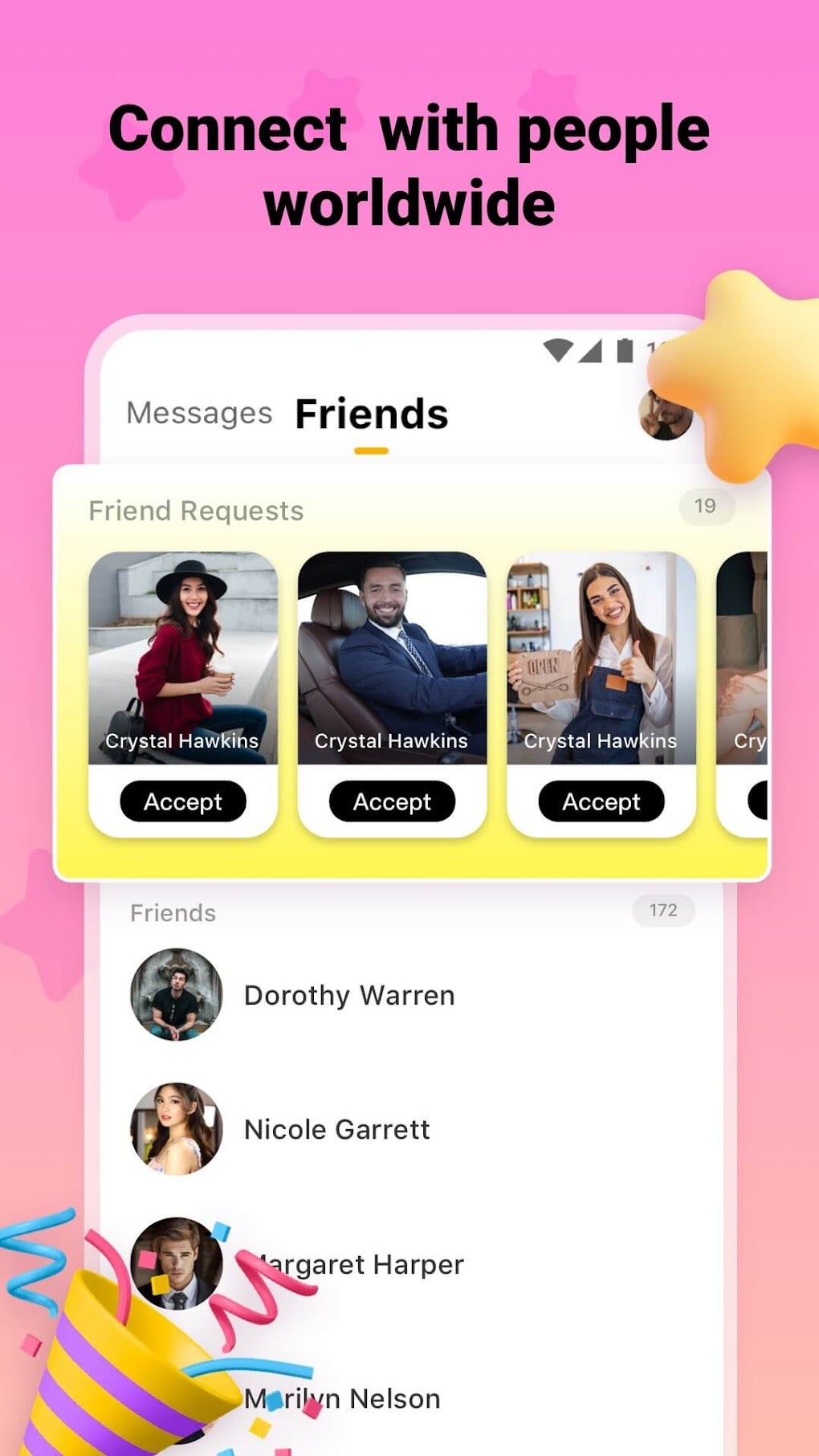 Meyoo - stranger video chat para Android - Descargar