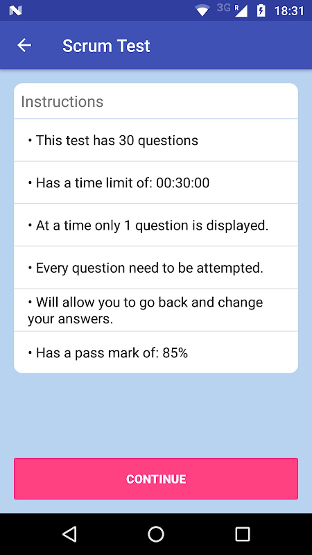 Scrum Test APK for Android - Download