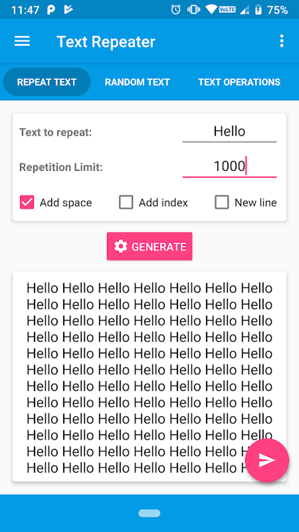 Text Toolbox -Text repeater & more! APK สำหรับ Android - ดาวน์โหลด