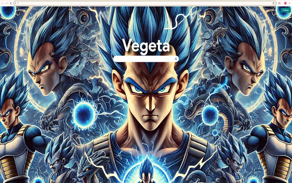 Dragon Ball Z - Vegeta Google Chrome 용 - 확장 프로그램 다운로드
