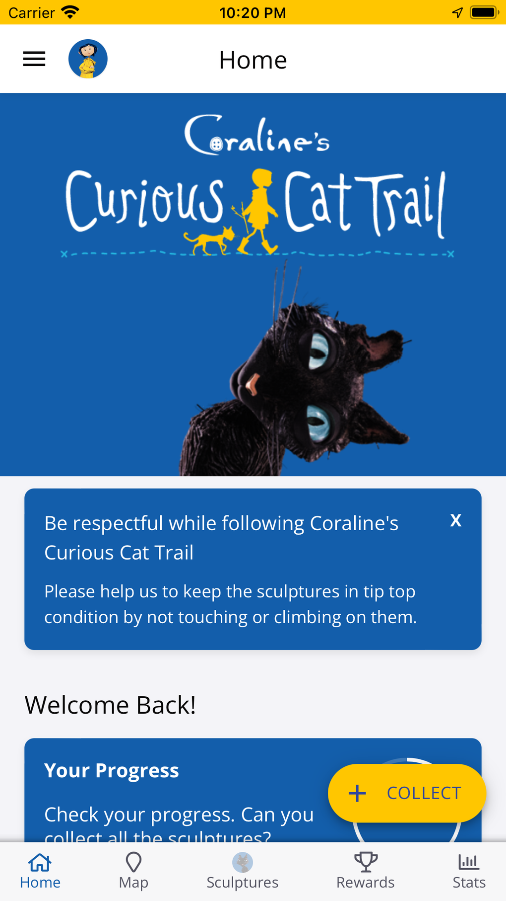 Coralines Curious Cat Trail para iPhone - Descargar