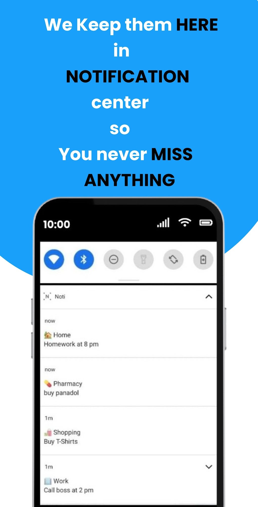 Noti - Notes in notifications for Android - Download