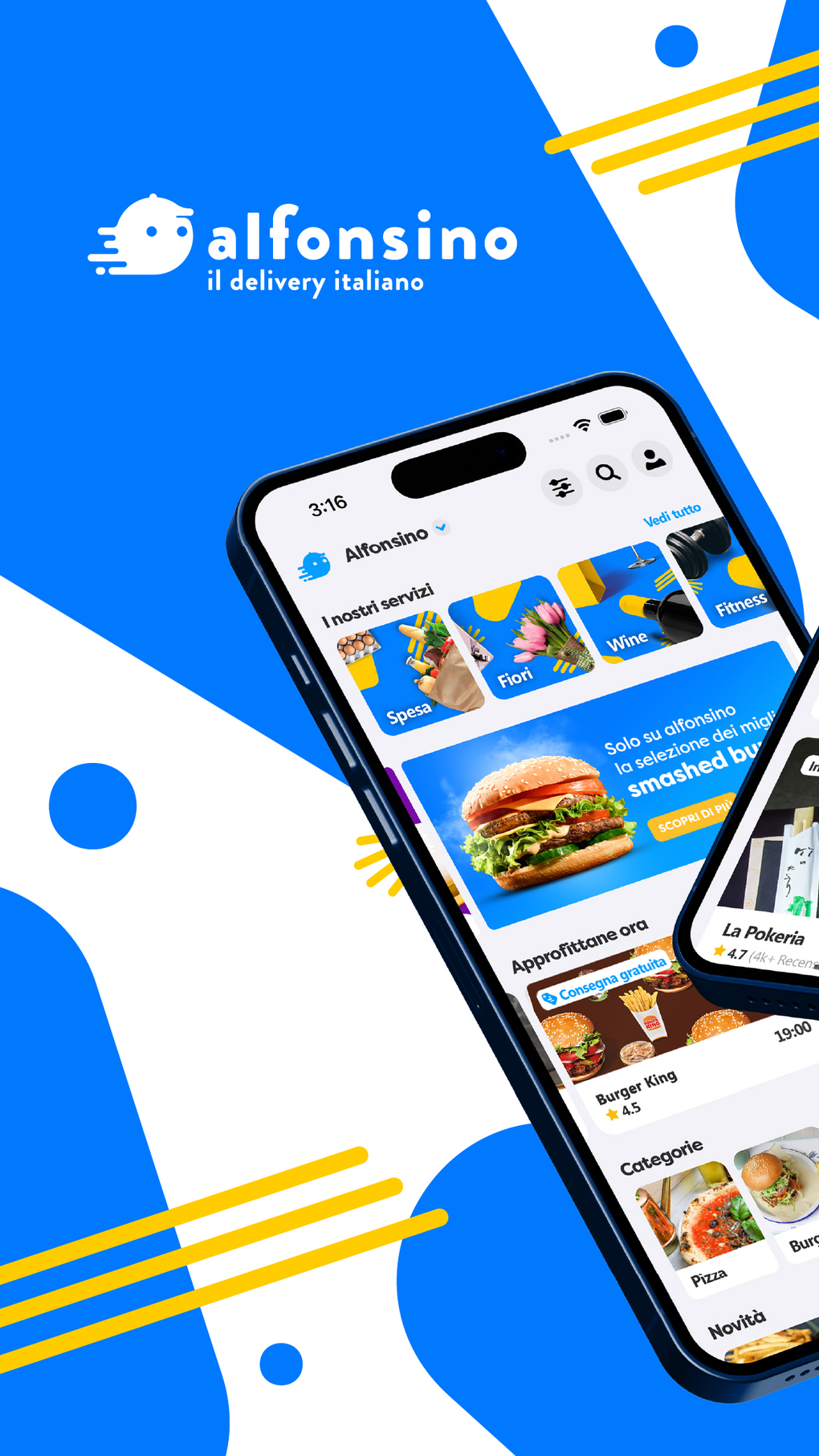 Alfonsino: Delivery italiano for iPhone - Download