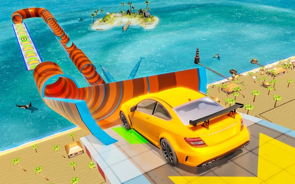 Ramp Car Stunts - Beach Racing for Android - Download