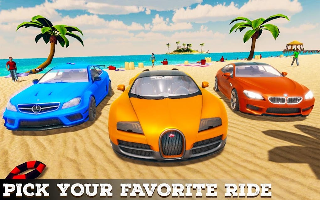 Ramp Car Stunts - Beach Racing for Android - Download