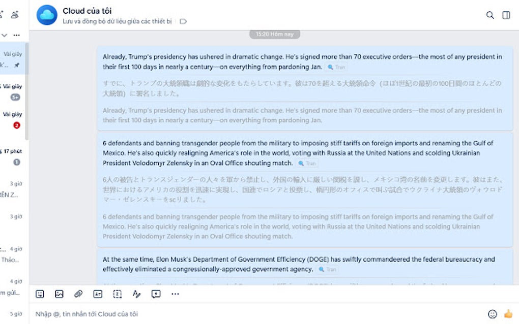 Zalo Text Translator para Google Chrome - Extensión Descargar