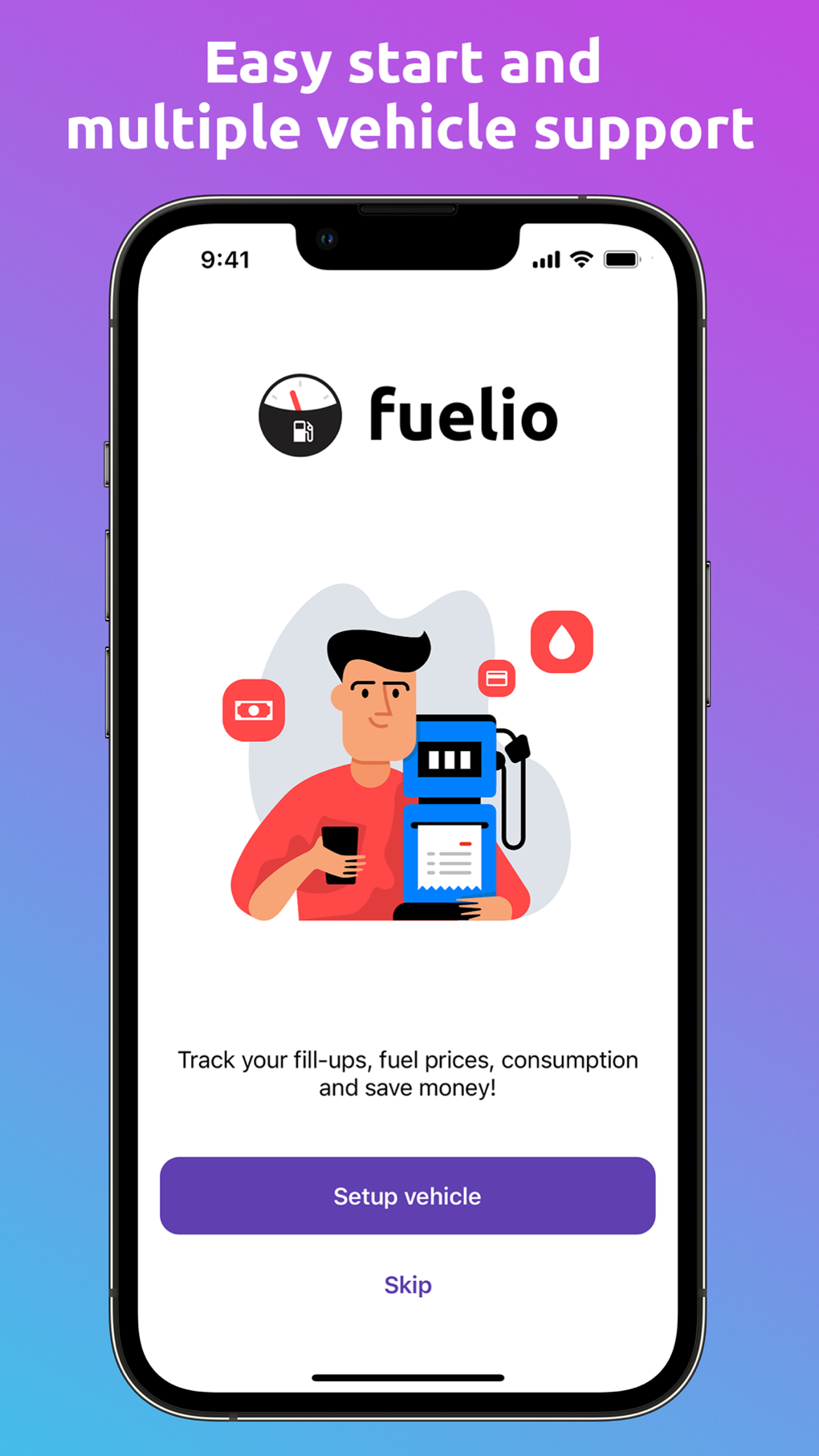 Fuelio - gas log MPG para iPhone - Descargar