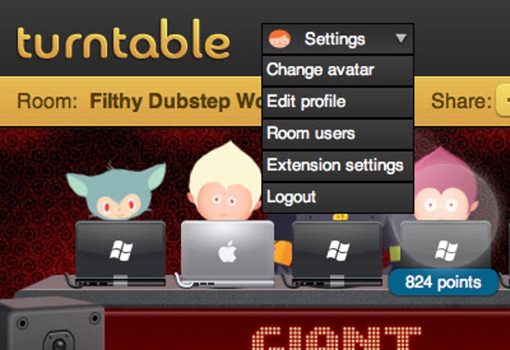 Turntable.fm Extended for Google Chrome - Extension Download