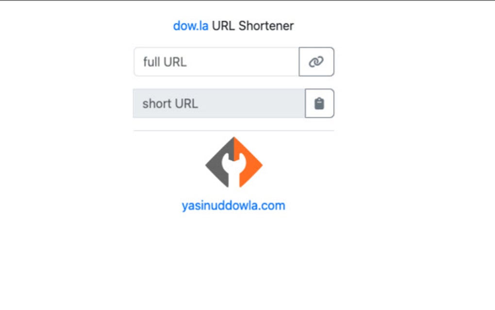 URL Shortener by yasinuddowla for Google Chrome - Extension Download