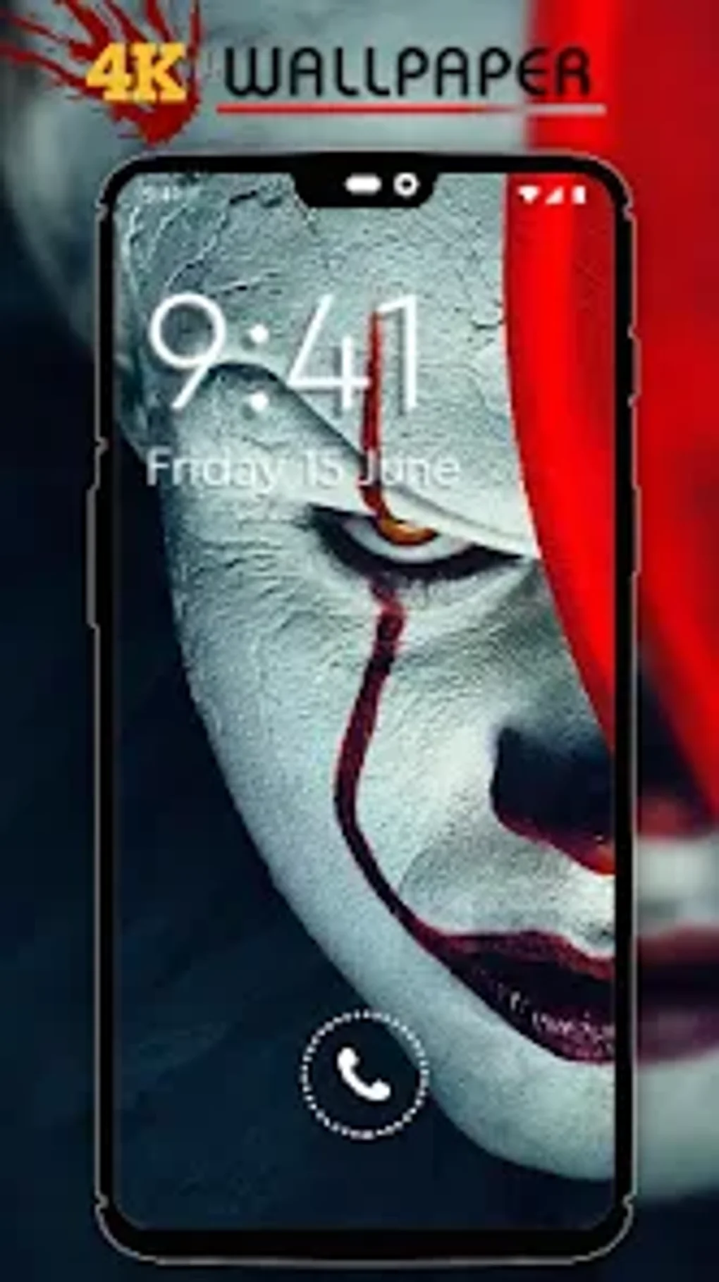 Scary Clown Wallpaper 4K QHD para Android - Descargar