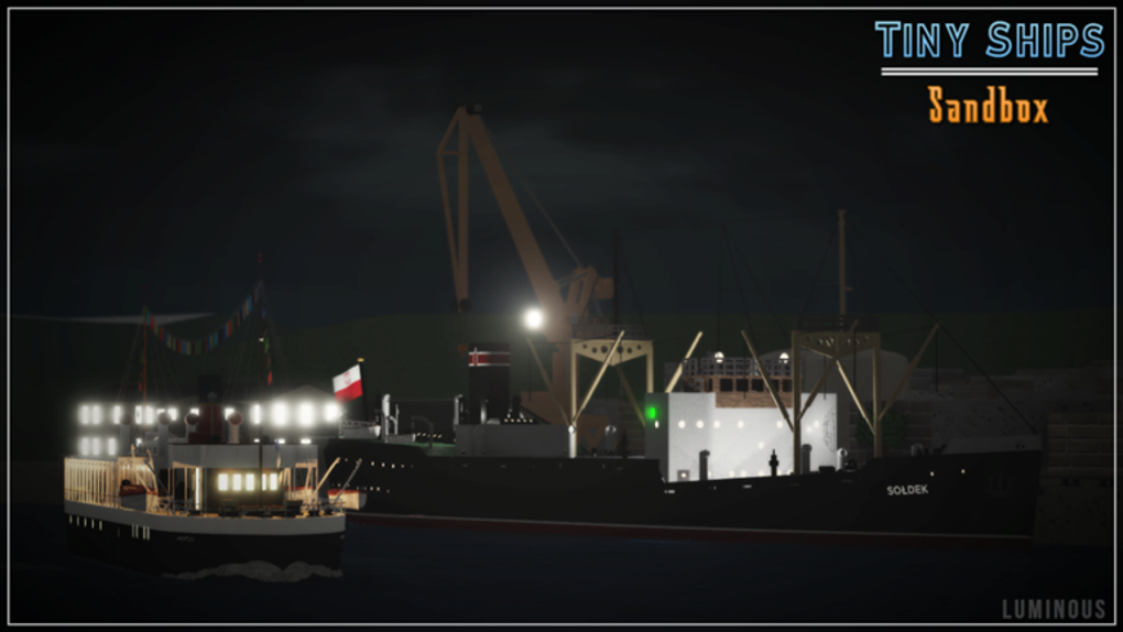 Cargo Ships Tiny-Ships Sandbox pour ROBLOX - Jeu Télécharger