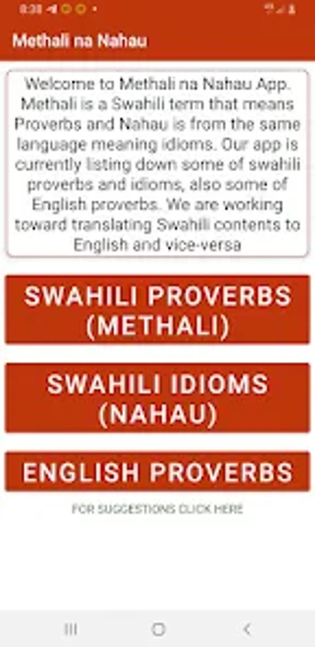 Methali na Nahau for Android - Download